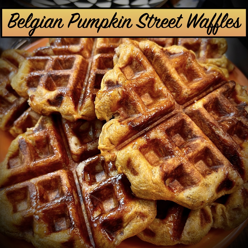 Belgian Pumpkin Street Waffles / Double Stop Bake Shop